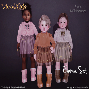 Second Life Marketplace - [Vk!] Emma Set Green_TDB/BB